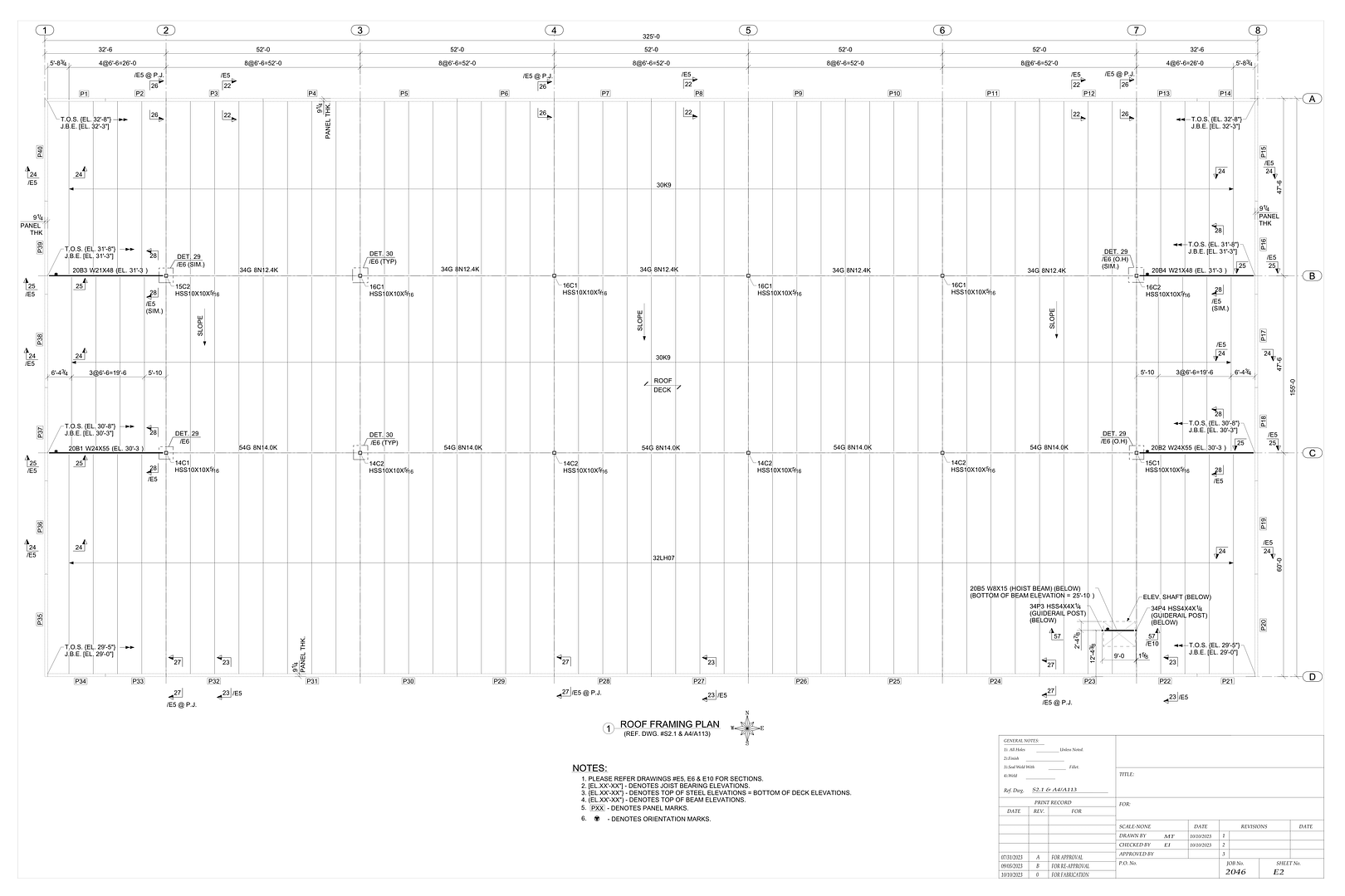 Framing Erection drawings1 – Manitham Engineering Services