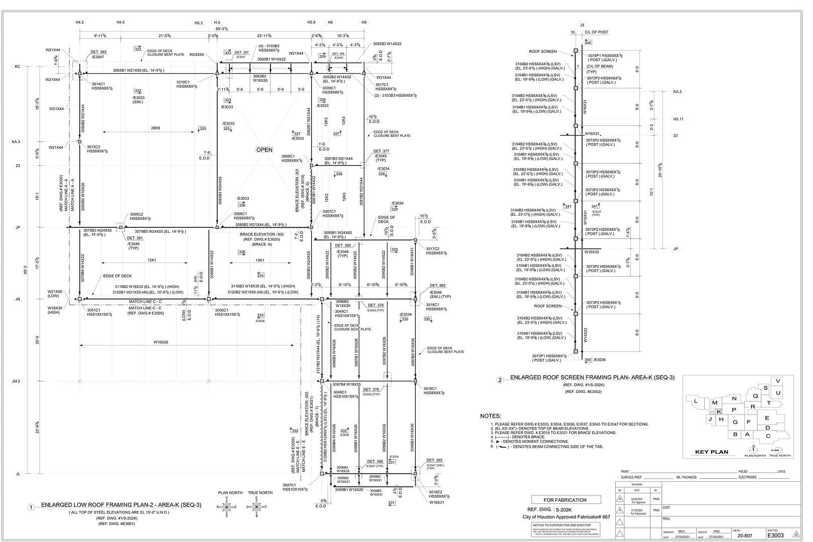 Framing Erection drawings9 – Manitham Engineering Services